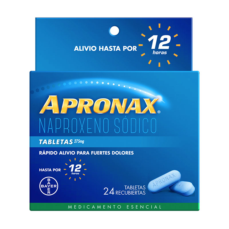 Apronax 275 Mg 24 Tabletas - Drogueria Drugs Suba